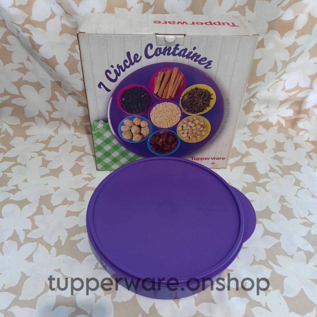 7 Circle Container NEW Ori Tupperware snack Container!! | Shopee ...