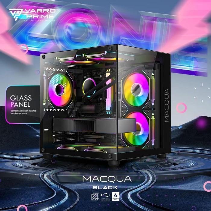 CASING VARRO MACQUA S2 BLACK INCLUDES 3 FANS | Shopee Philippines