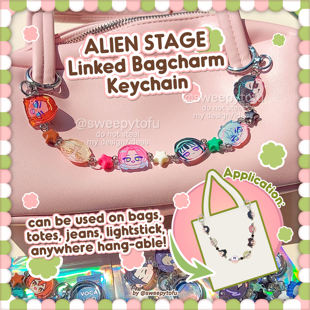Alien Stage Linked Bag Charm Keychain decorative Bag/totebag ALNST Ivan ...
