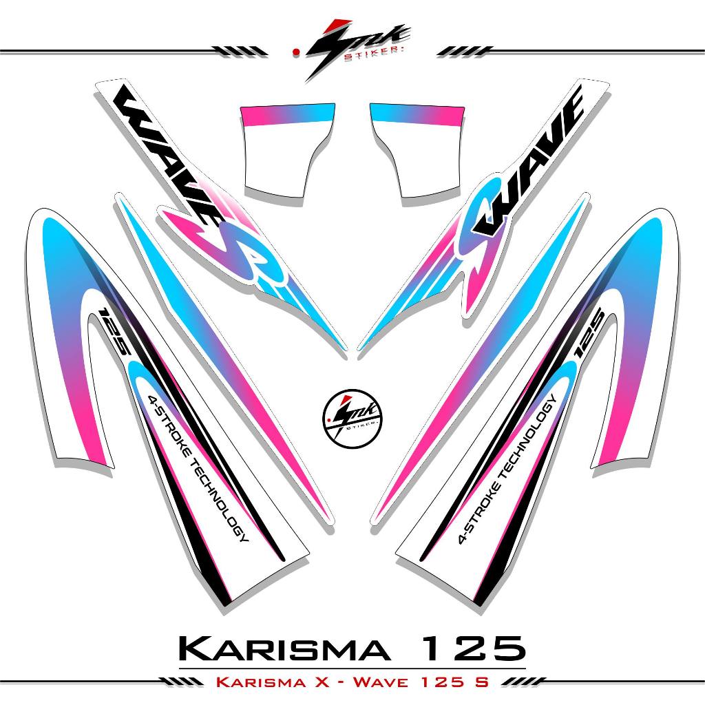 Striping Karisma 125 Sticker Karisma X Karisma 125 D Decal Sticker ...