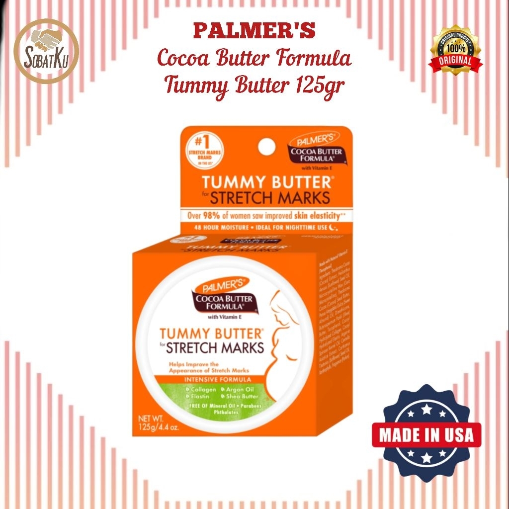Palmer's Cocoa Butter Formula Tummy Butter for Stretch Marks 125gr ...