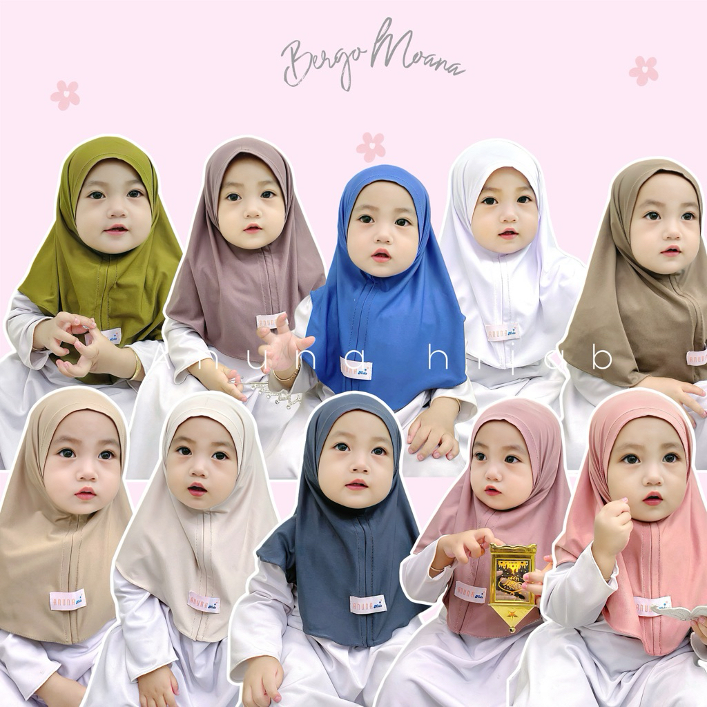 Baby Hijab 0 6 12 months Newborn Moana | Baby hijab | Newborn baby ...
