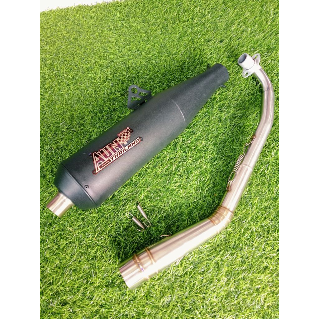 AUN Pipe 51mm canister conical open specs exhaust pipe for Wave 125 Xrm ...