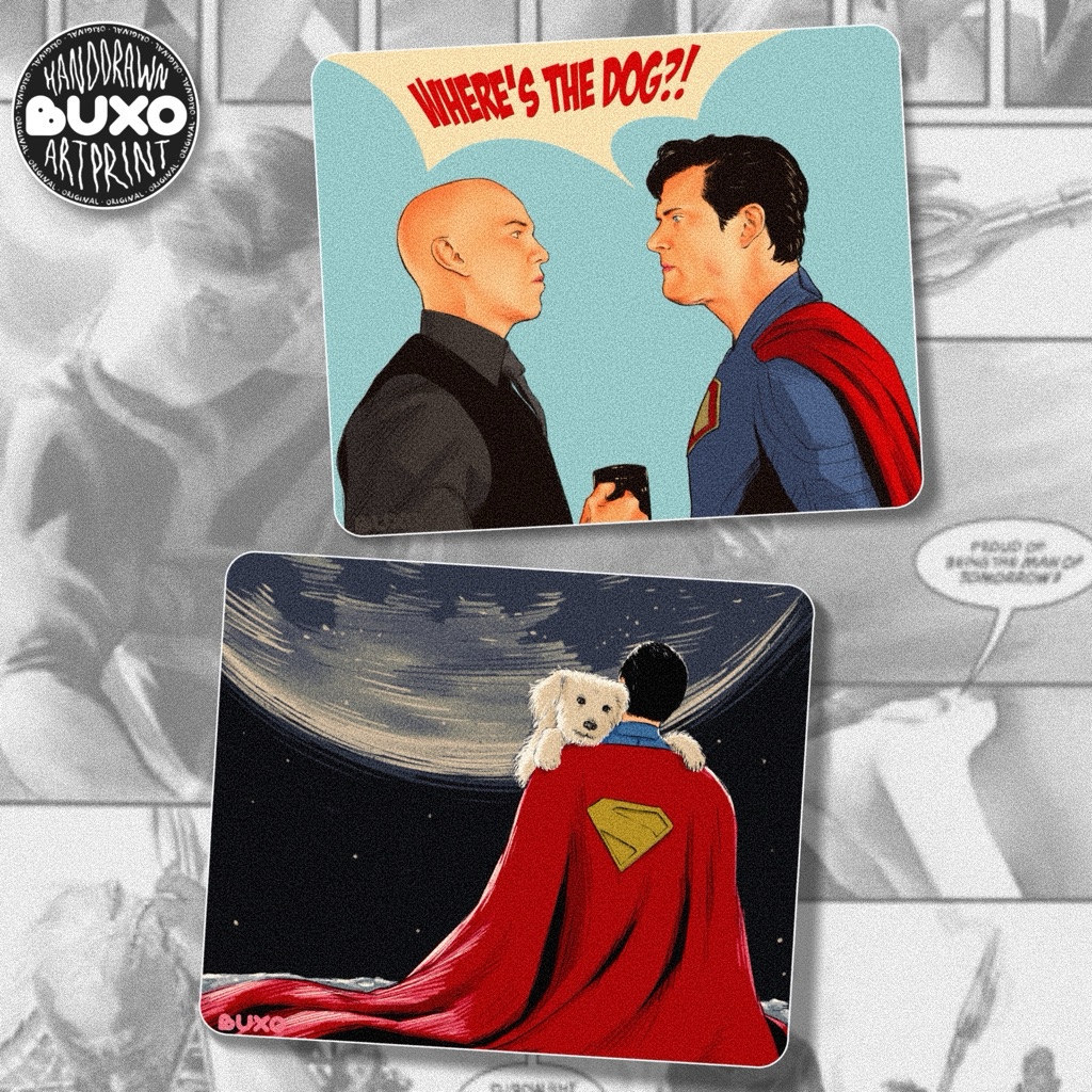 Buxo - SUPERMAN vinyl sticker premium waterproof - cute unique ...