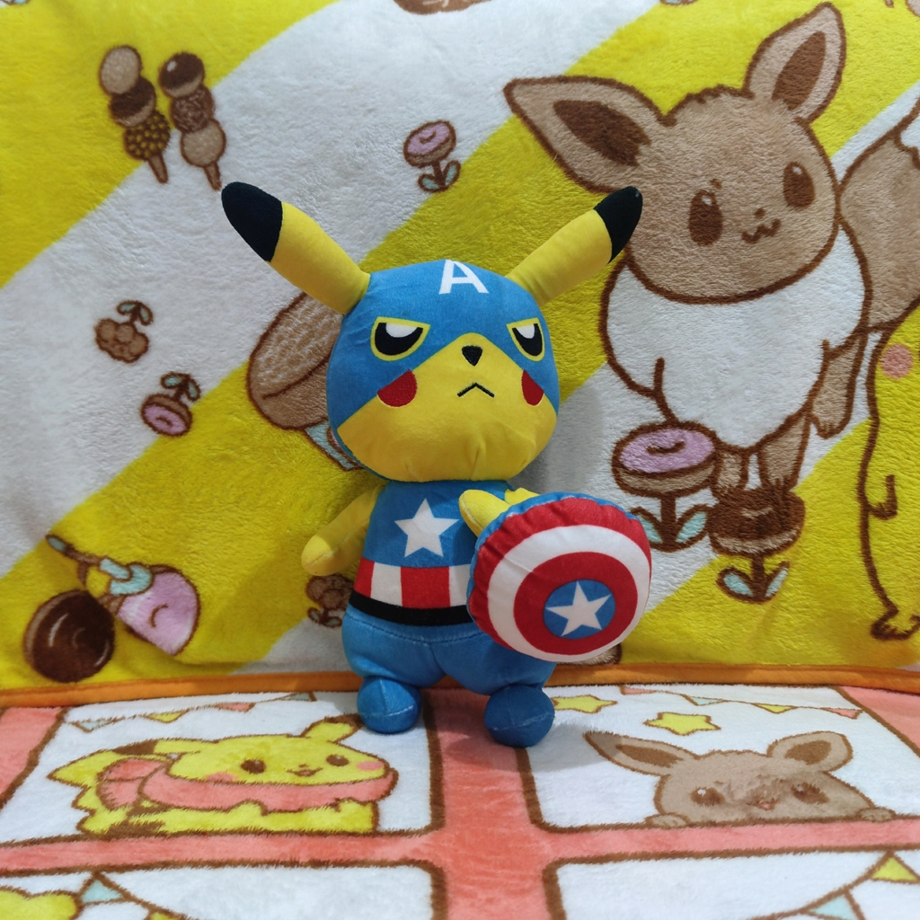 Pokemon Pikachu doll, Captain america costume, Original Brand ...