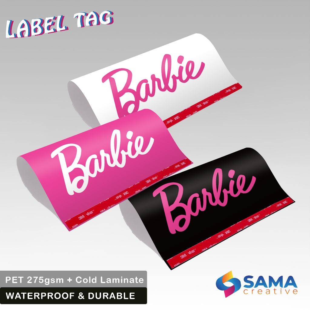 Barbie Series - Car Tag Label - Trunk Door Cover Variations - Viral ...