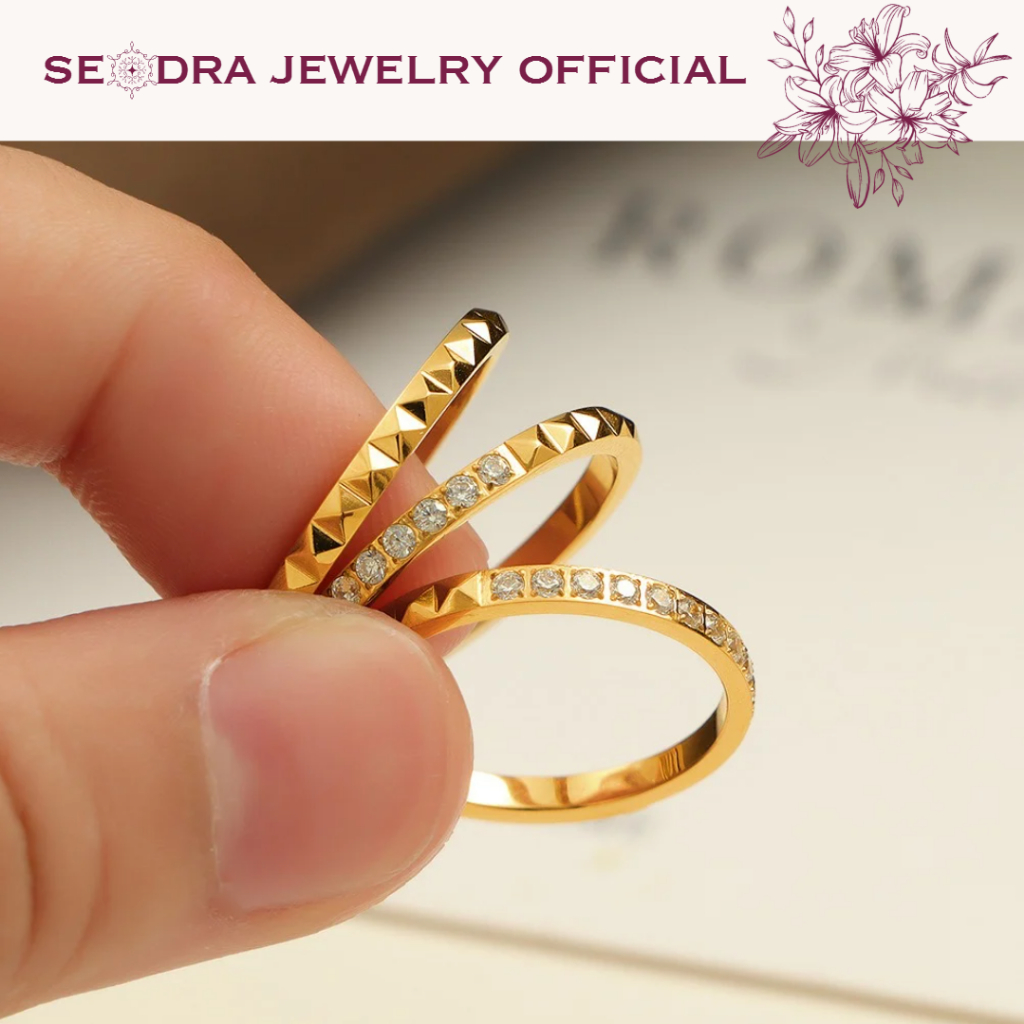 SEODRA • Damon Ring • Unique Serrated Ring Combination of Luxury ...