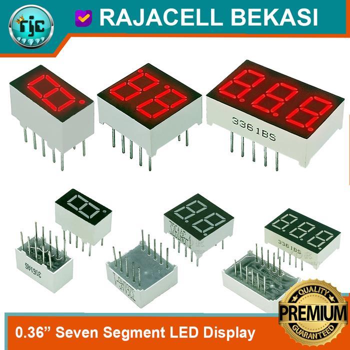 Seven Segment Display 0.36" 1 2 3 Digit 7-Segment LED Digital Tube ...
