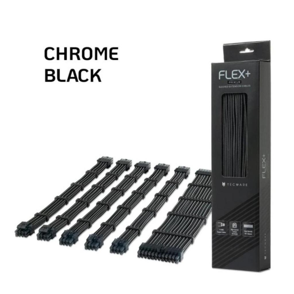 TECWARE FLEX PLUS PREMIUM Black PSU Extension Set | Shopee Philippines