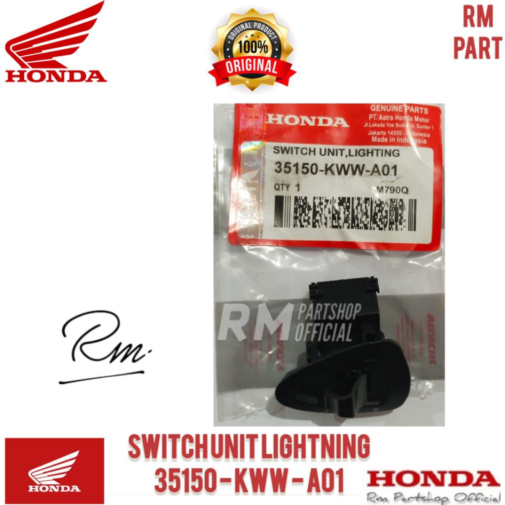 TOMBOL SWITCH UNIT LIGHTNING REVO ABSOLUTE BLADE KWW LIGHT BUTTON ...