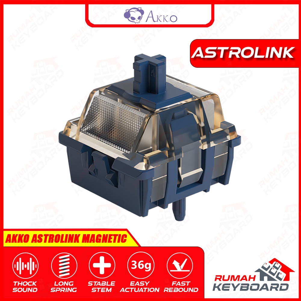 AKKO Astrolink Magnetic Switch - 5 PIN - 36g - PCB Mount - Linear ...