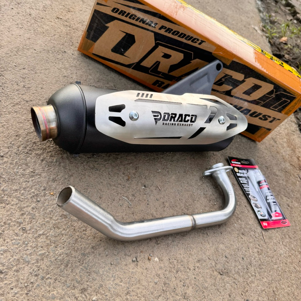 Draco Beat mio Scoopy std racing exhaust vario nmax aerox pcx fino etc ...