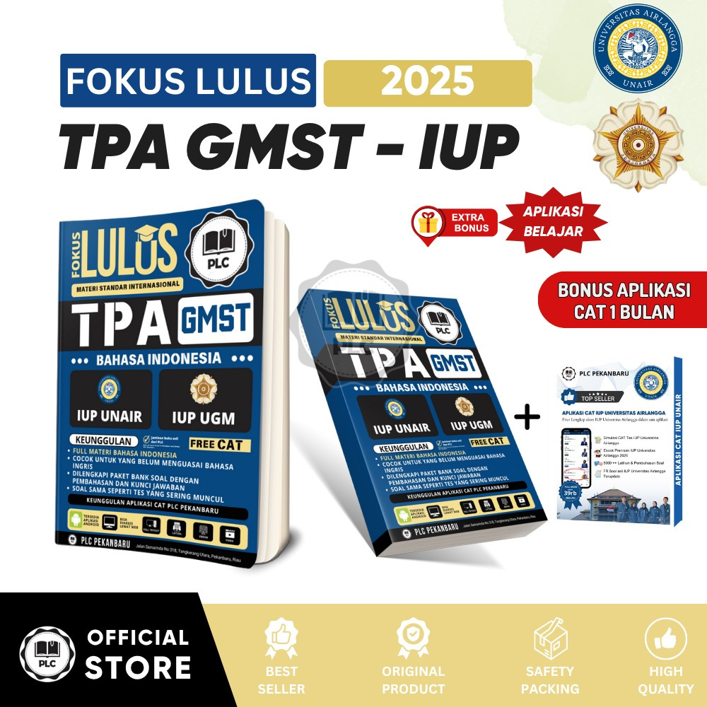Iup UGM Tpa Gmst Book Iup UGM Tpa Test Book Iup Unair Book TPA Book ...
