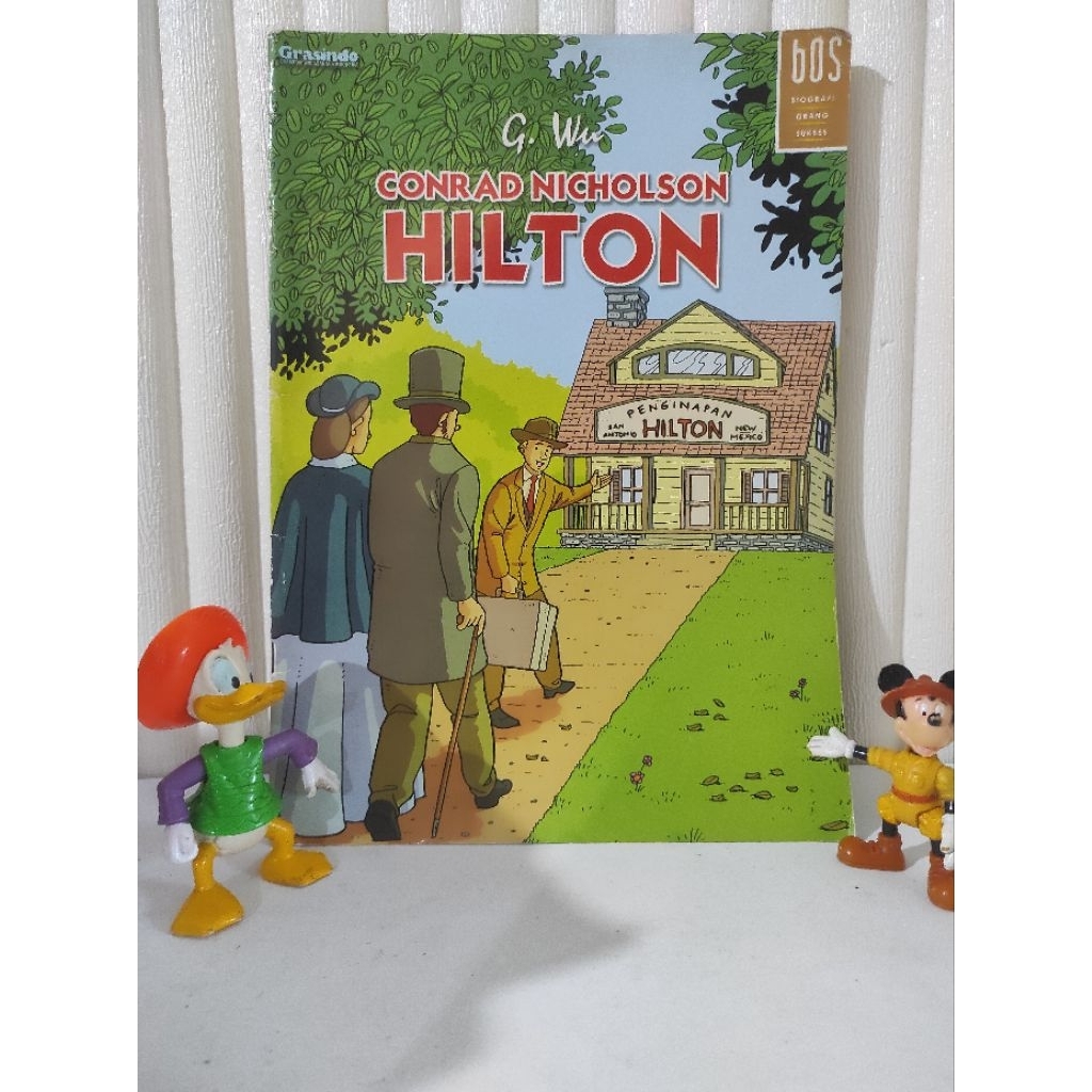 Biography comic of successful people "Conrad Nicholson Hilton" | Shopee ...