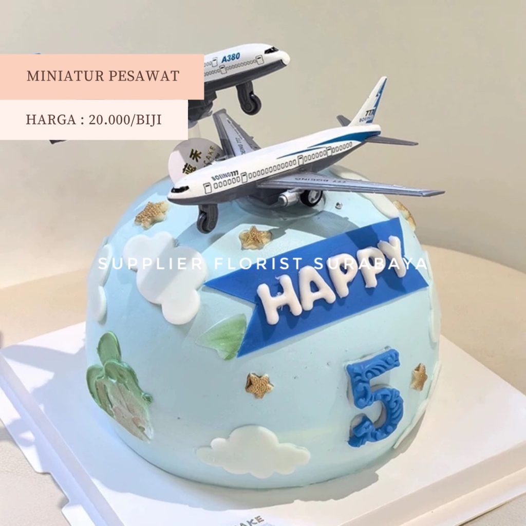 [1 SEED] MINIATURE TART CAKE PLANE PLANE PLANE PLANE AIRCRAFT AIRBUS ...