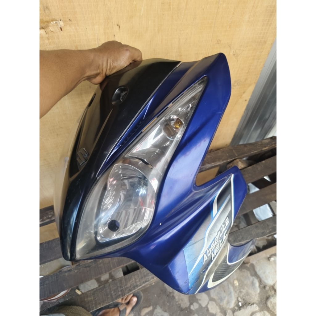 Front panel shield set of suzuki skywave headlight reflectors | Shopee ...