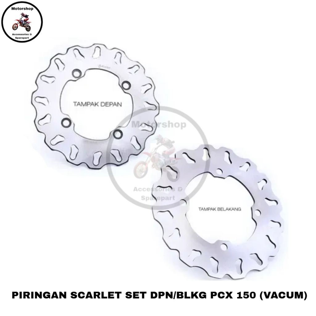 Scarlet Racing - PCX-160 Motorcycle Front and Rear Disc ( VACUM ...