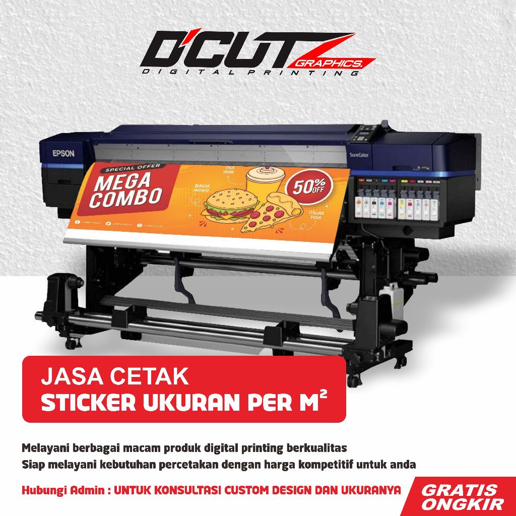 PRINT METER STICKER / METER VINYL STICKER / STICKER / INDOOR STICKER ...