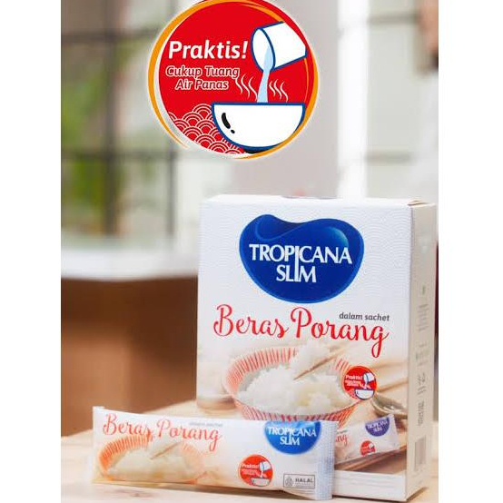 Tropicana Slim Instant Porang Rice Sachet 40g Diet Rice Diabetes Konjac ...