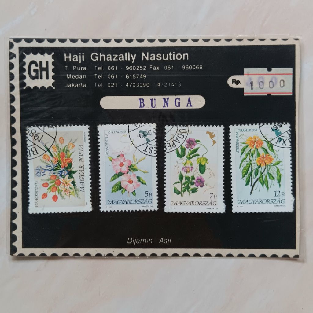 Hongaria Stamps 1989 & 1991 Flowers (1989) & Flora of America Set of 4 ...