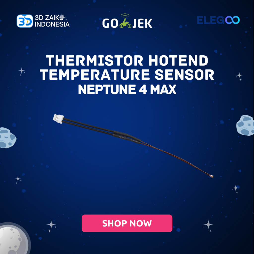 Original ELEGOO Neptune 4 MAX Thermistor Hotend Temperature Sensor ...