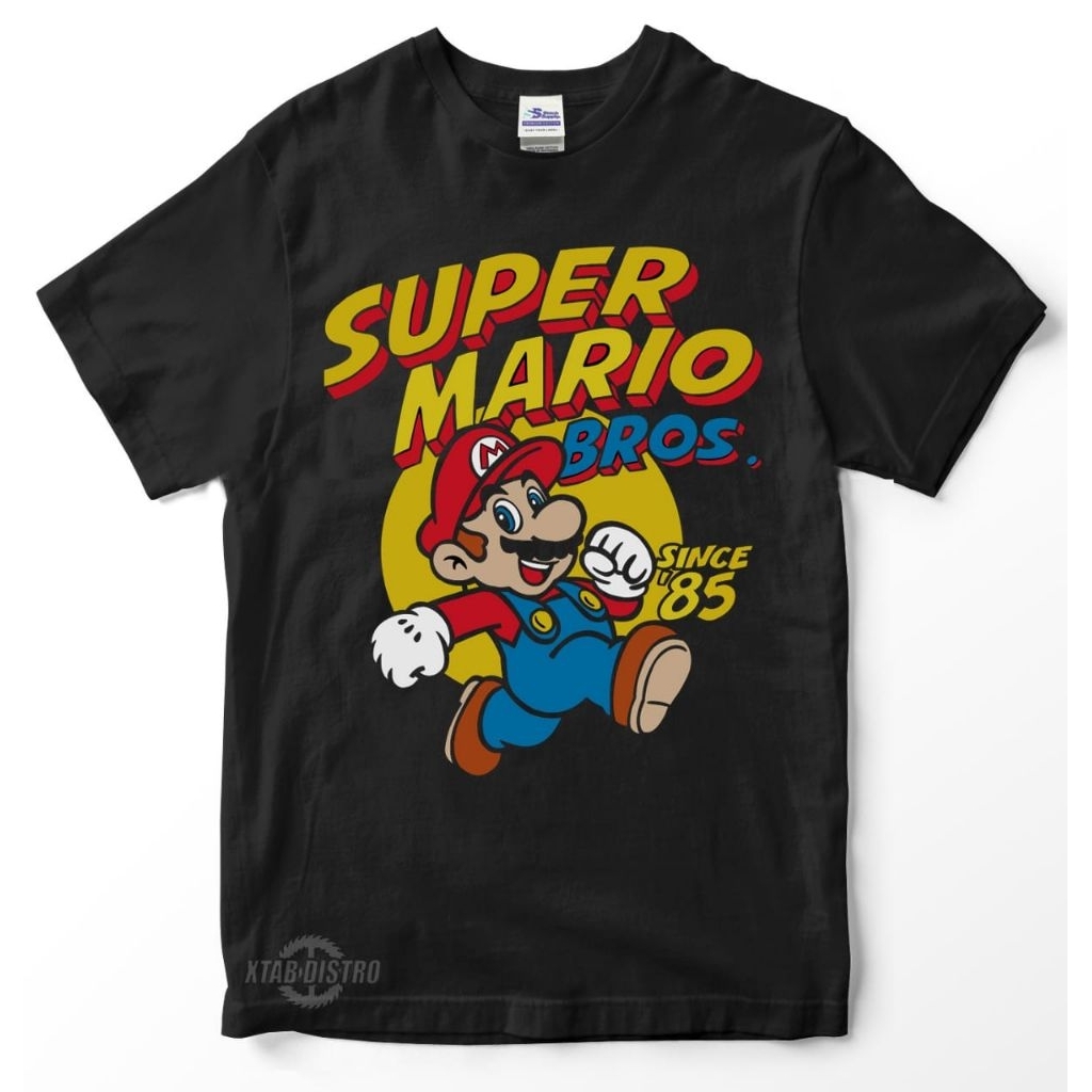 SUPER MARIO BROS 85 vintage cartoon t-shirt sponge cartoon t-shirt ...