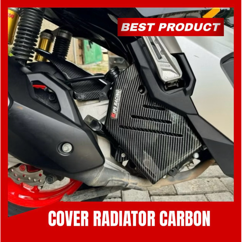 COVER RADIATOR PCX 160 STYLO ADV CARBON KIPS RC ️radiator stylo carbon ...