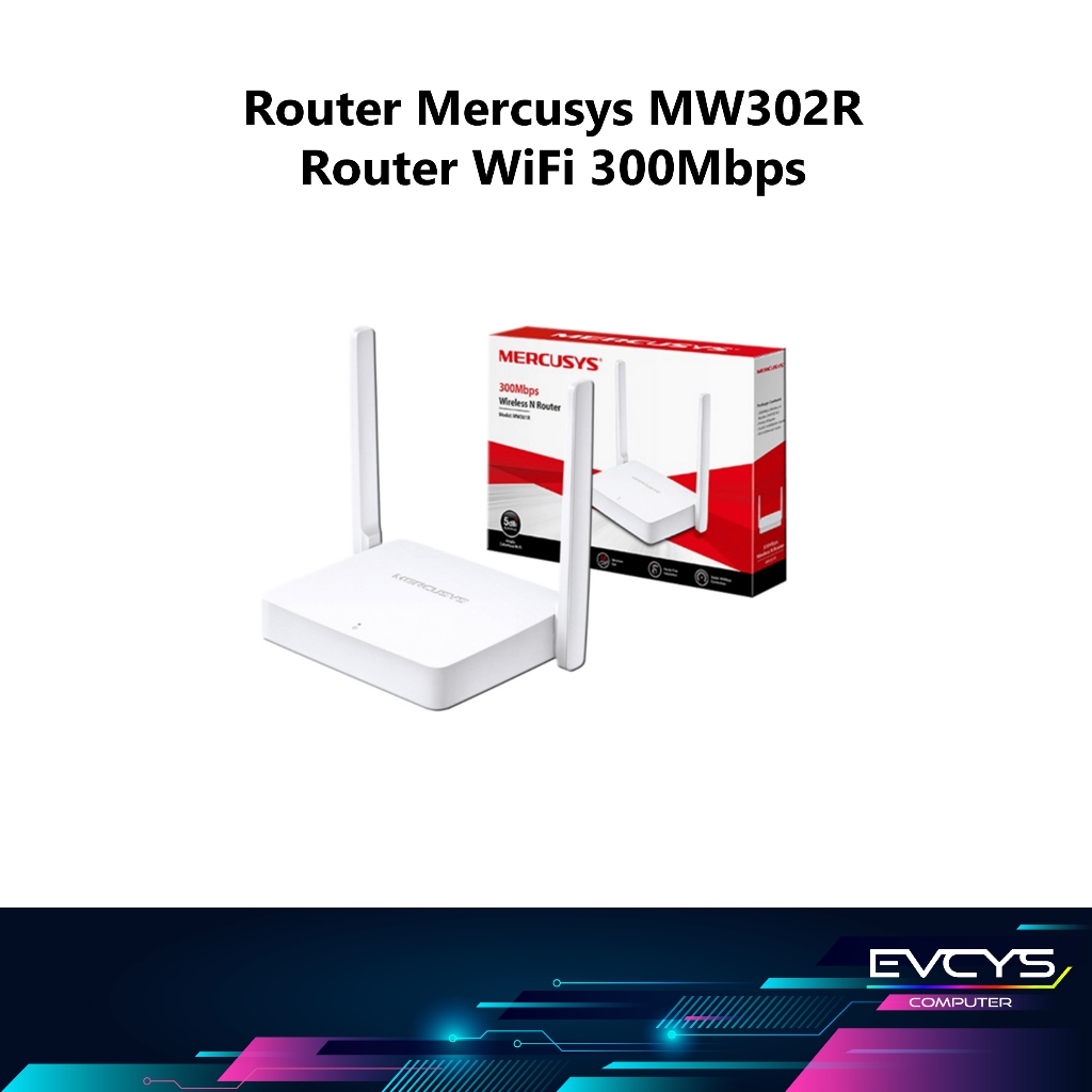 Mercusys MW302R Router 300Mbps WiFi Router | Shopee Philippines