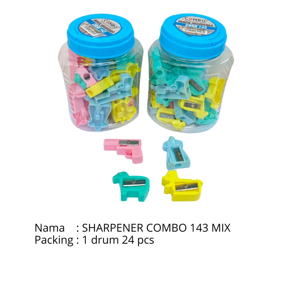 SHARPENER COMBO 143 MIX (1 Drum 24 pcs) | Shopee Philippines