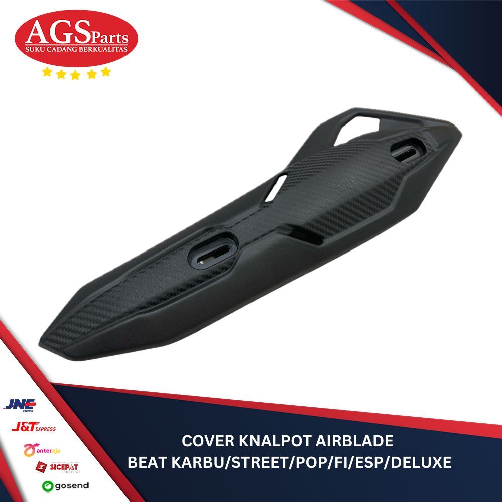 UNIVERSAL EXHAUST COVER SHIELD FOR HONDA BEAT AND AIRBLADE | Shopee ...