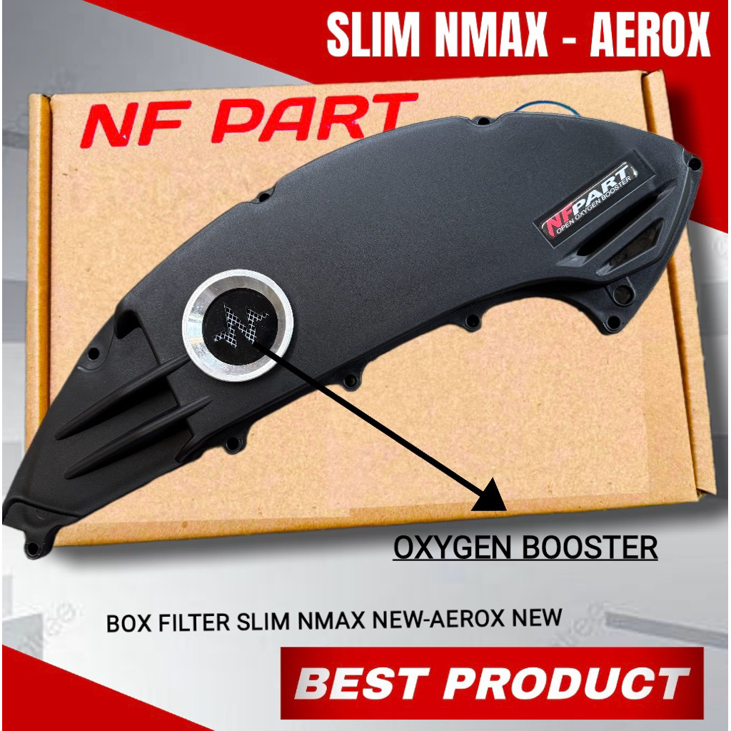 AIR FUNNEL SLIM FILTER COVER AEROX NEW NMAX NEW slim air filter cover ...