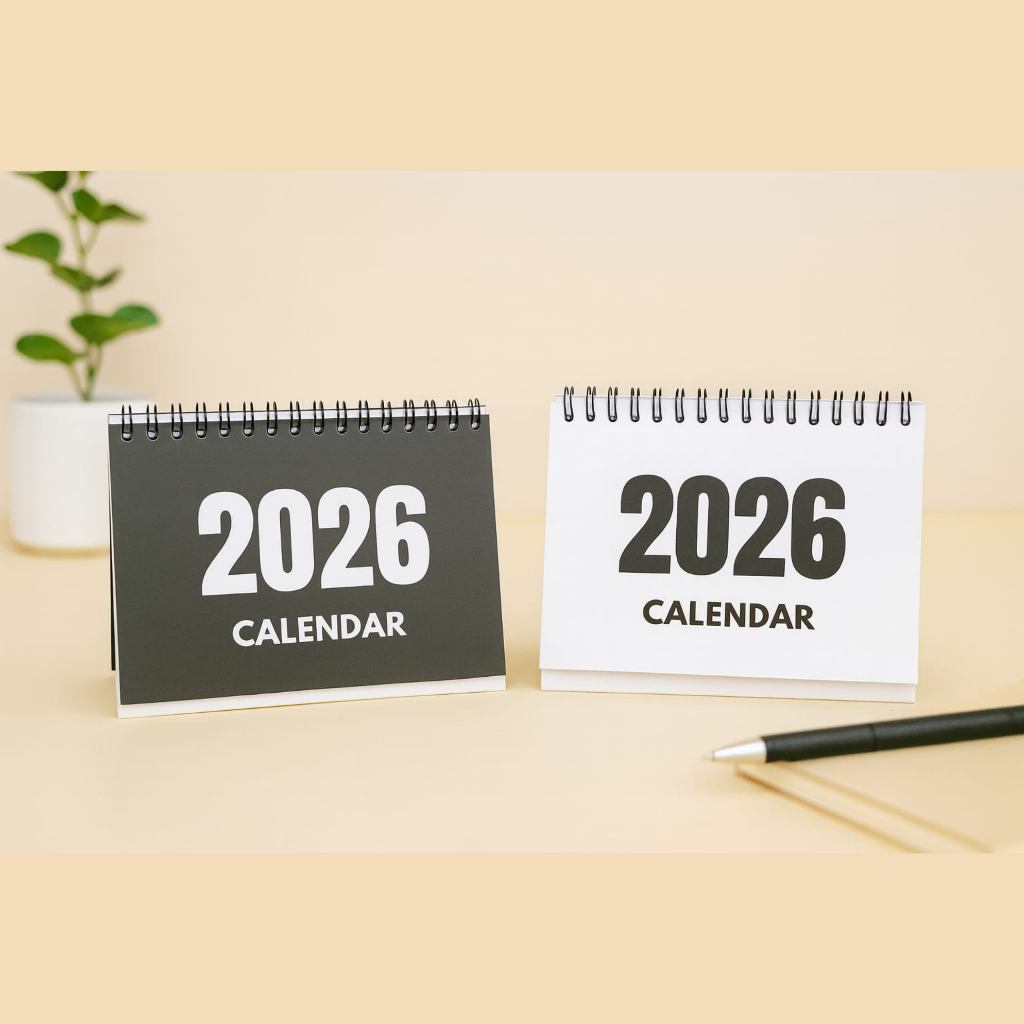 2026 CALENDAR A6 DESK CALENDAR/ AESTHETIC SITTING CALENDAR/ OFFICE ...