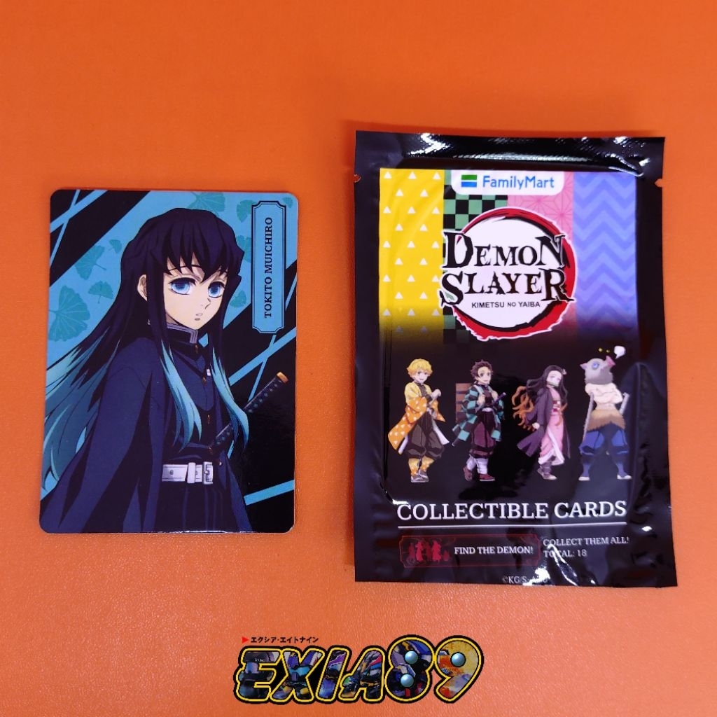 Family Mart X Demon Slayer Collectible Cards - Tokito Muichiro | Shopee ...