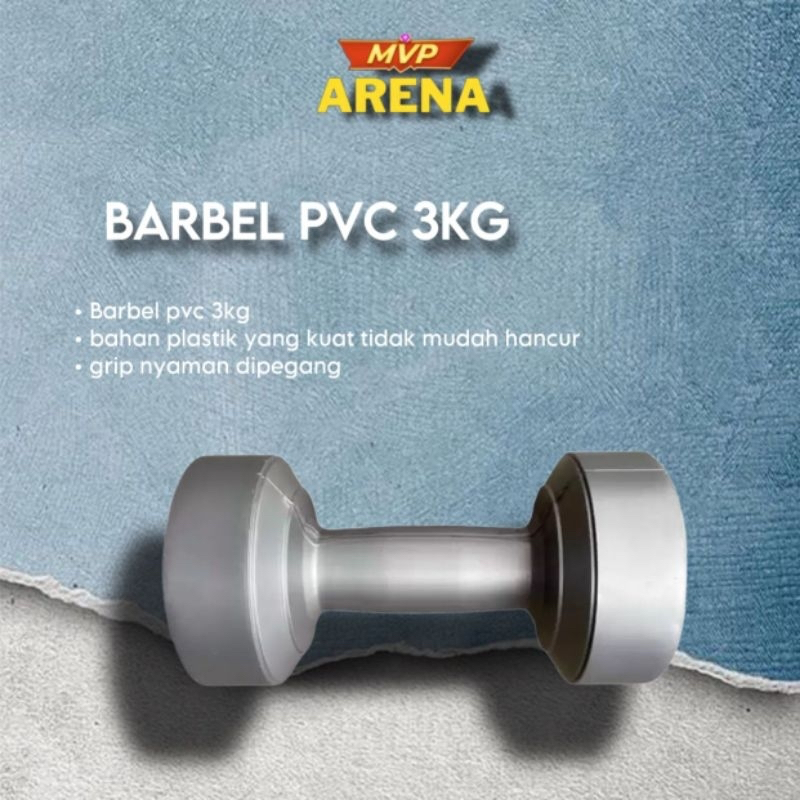 Barbell 3 kg Arena MVP dumbbell 3kg barbell 3kg pvc barbell weight ...