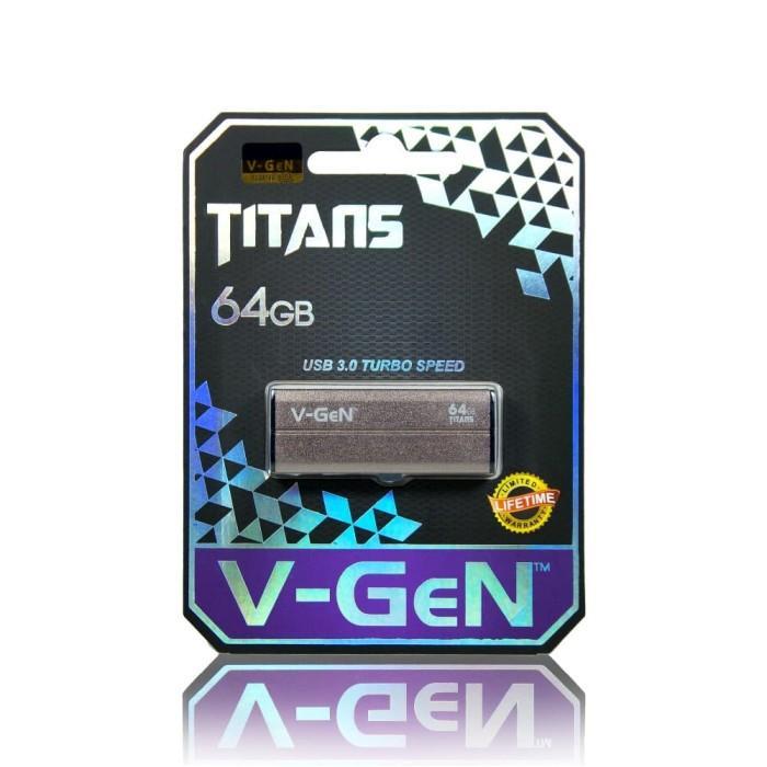 USB Flashdisk V-GeN 64GB TITANS 3.0 (USB Flash Disk VGEN) | Shopee ...
