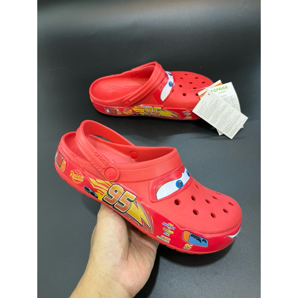 Crocs Cars Miquin clog adult unisex sandals / Crocs Cars Mcqueen adult ...