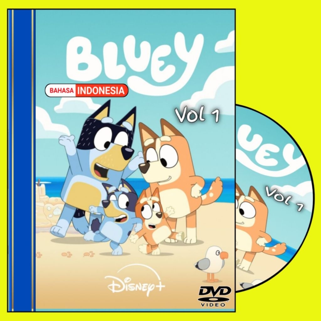 DISNEY JUNIOR BLUEY AND BINGO-DVD CHILDREN'S DVD CASSETTE NEW TV BLUEY ...