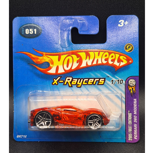 2005 Hot Wheels - X-Raycers - Ferrari 360 Modena - Red (SC) | Shopee ...