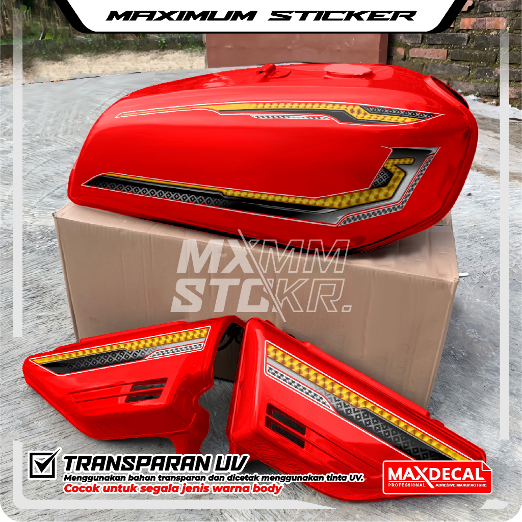 TRANSPARENT GL100 STRIPING - GL100 STRIPING - HONDA GL STRIPING ...