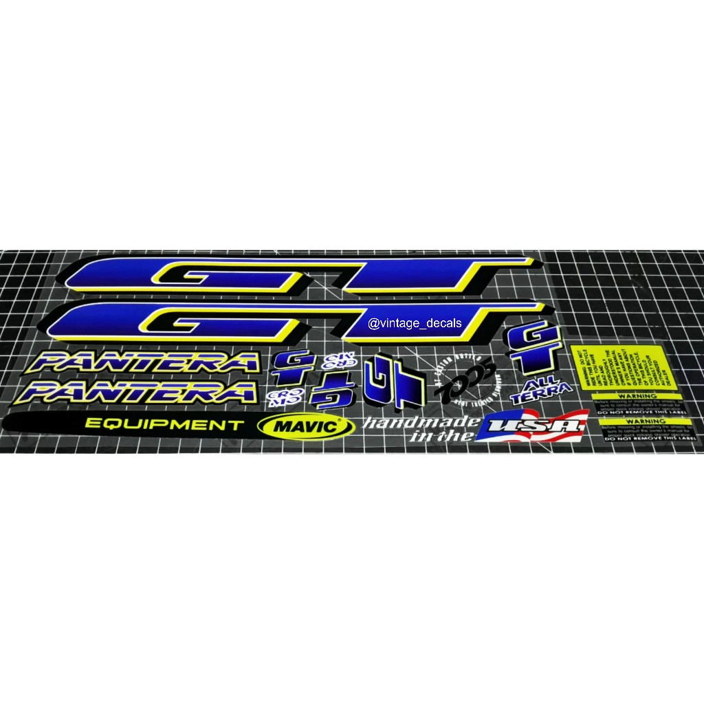 GT PANTERA replacement decals | Shopee Philippines