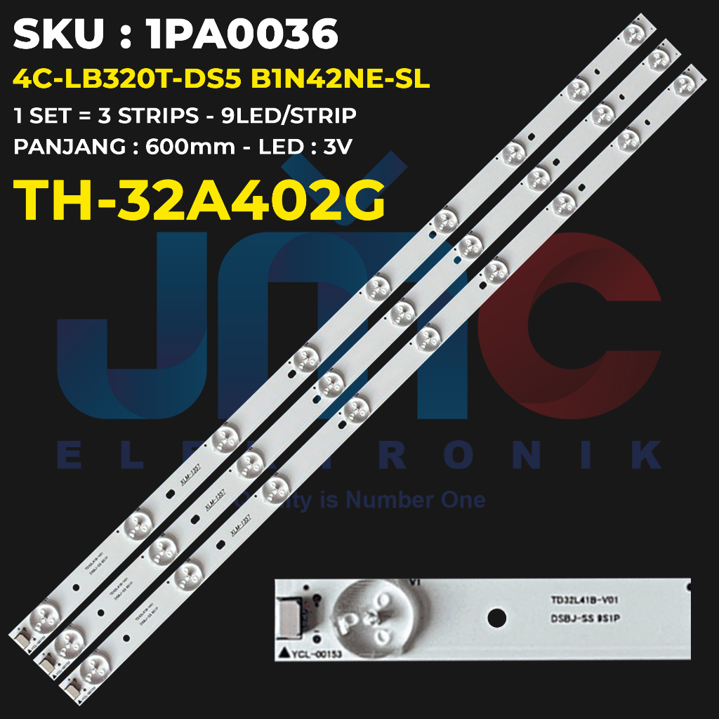 PANASONIC 32 Inch TV Backlight TH-32A402G 4C-LB320T-DS5 B1N42NE-SL ...