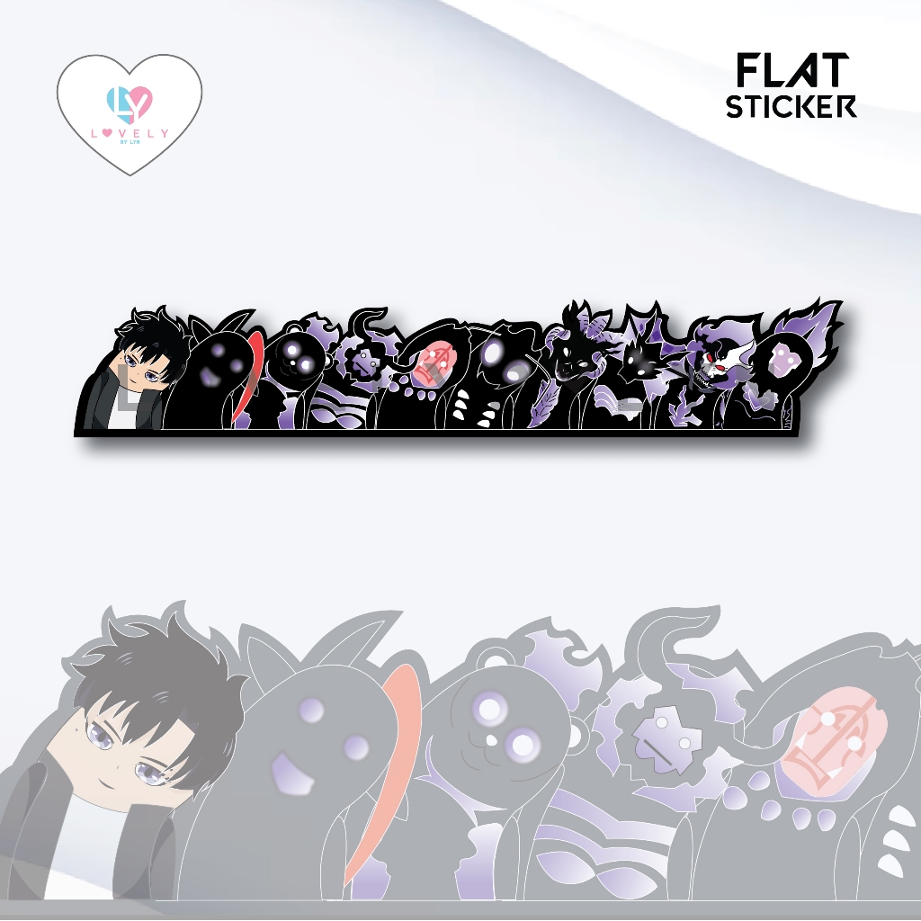 Flat Sticker Horizontal Solo Leveling Diecut | Shopee Philippines