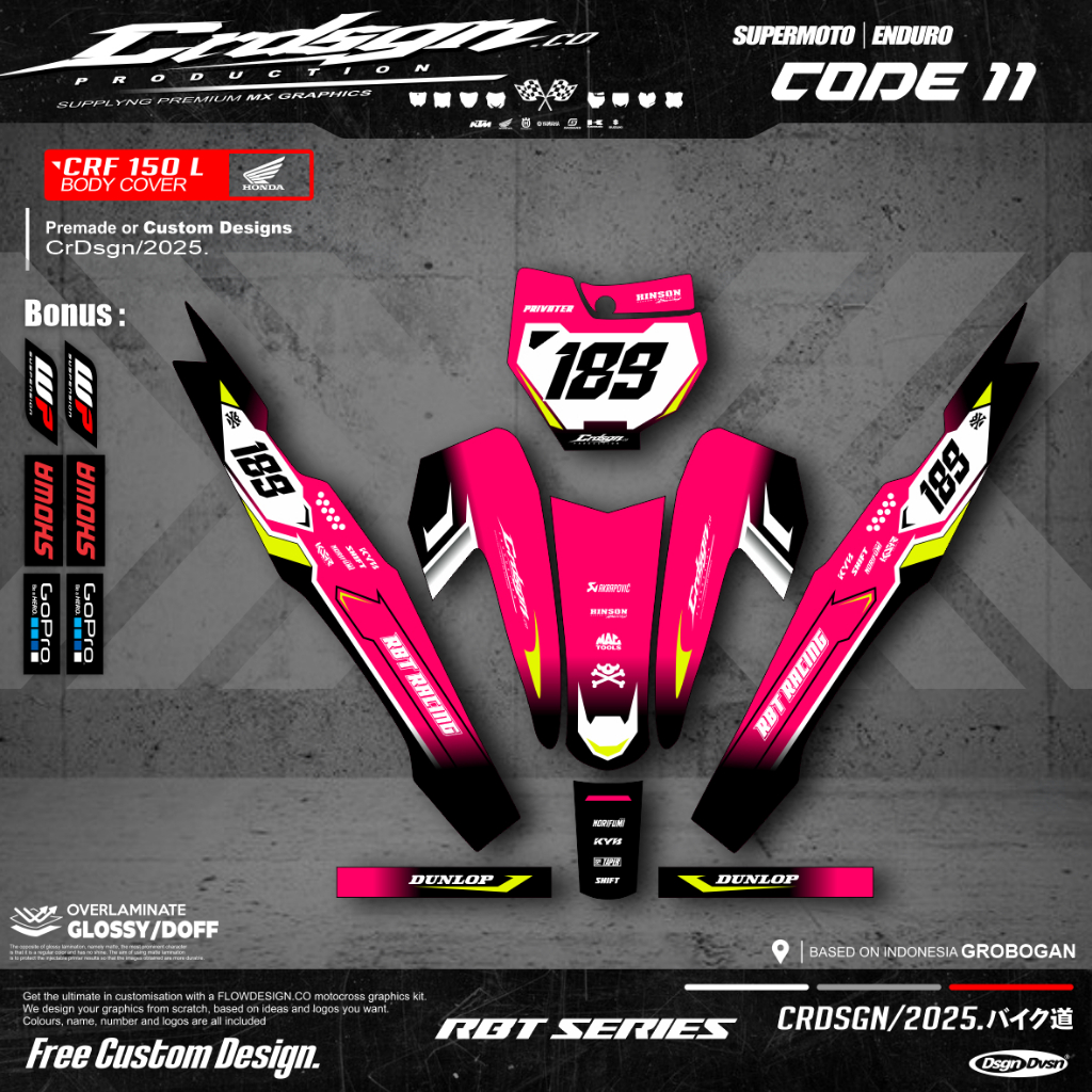 Decal Sticker RBT VEGA R NEW Sticker Duck Striping Variations Modified ...