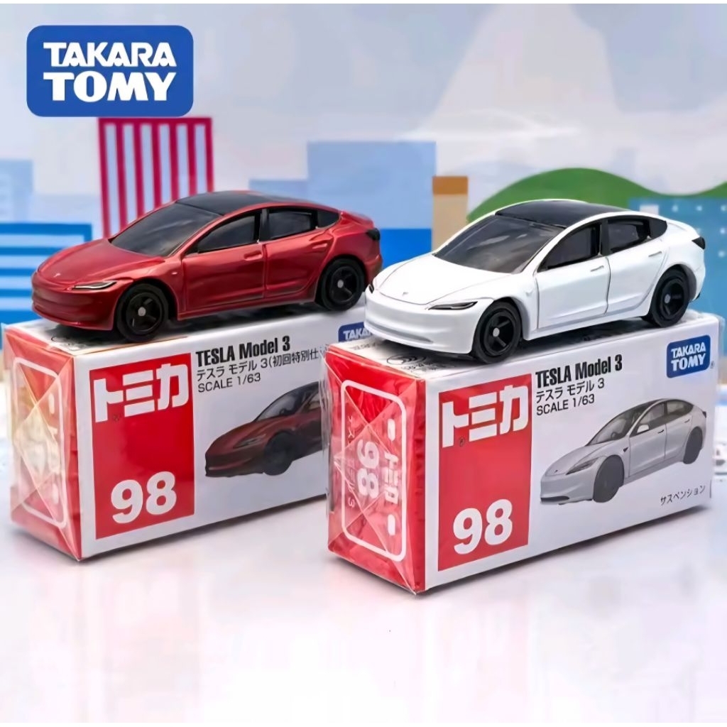Tomica Regular 98 Tesla Model 3 Takara Tomy Original | Shopee Philippines