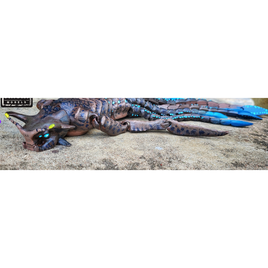 Cuero Articulated Sea Emperor Leviathan Toy - Subnautica MOnster Laut ...