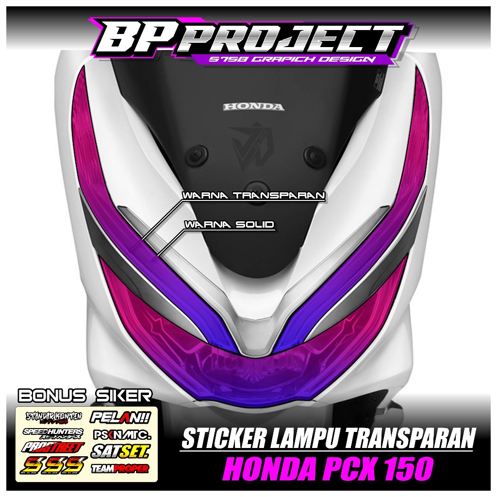 PCX 150 Lamp Sticker - Honda PCX 150 New 04 Motorcycle Eyebrow Lamp ...