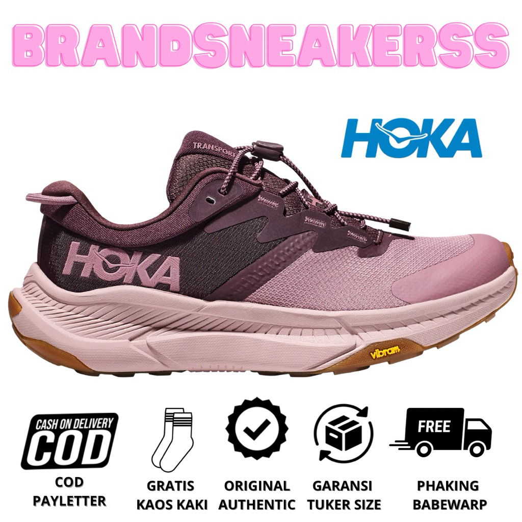 Hoka Original Hoka Transport Raisin Wistful Mauve Trailrun Hiking Shoes ...
