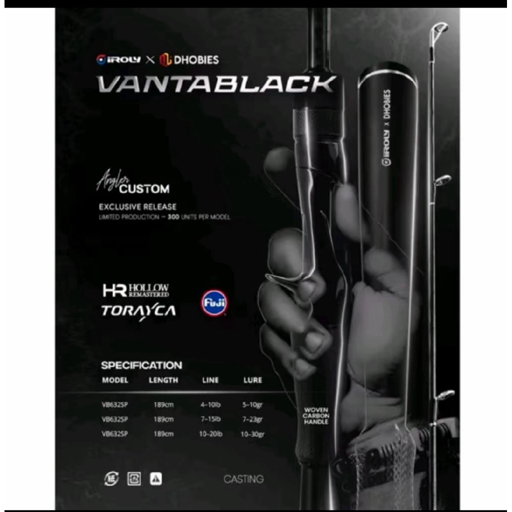 ROD IROLY VANTABLACK LIMITED EDITION | Shopee Philippines