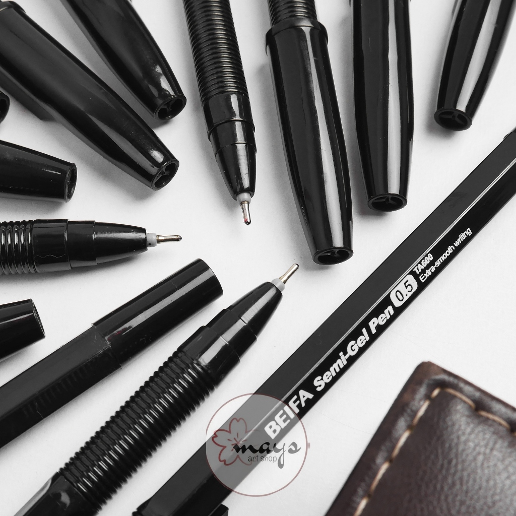 Ballpoint Pen Semi Gel Pen 0.5mm - Ballpoint Pen 0.5 mm Children's ...