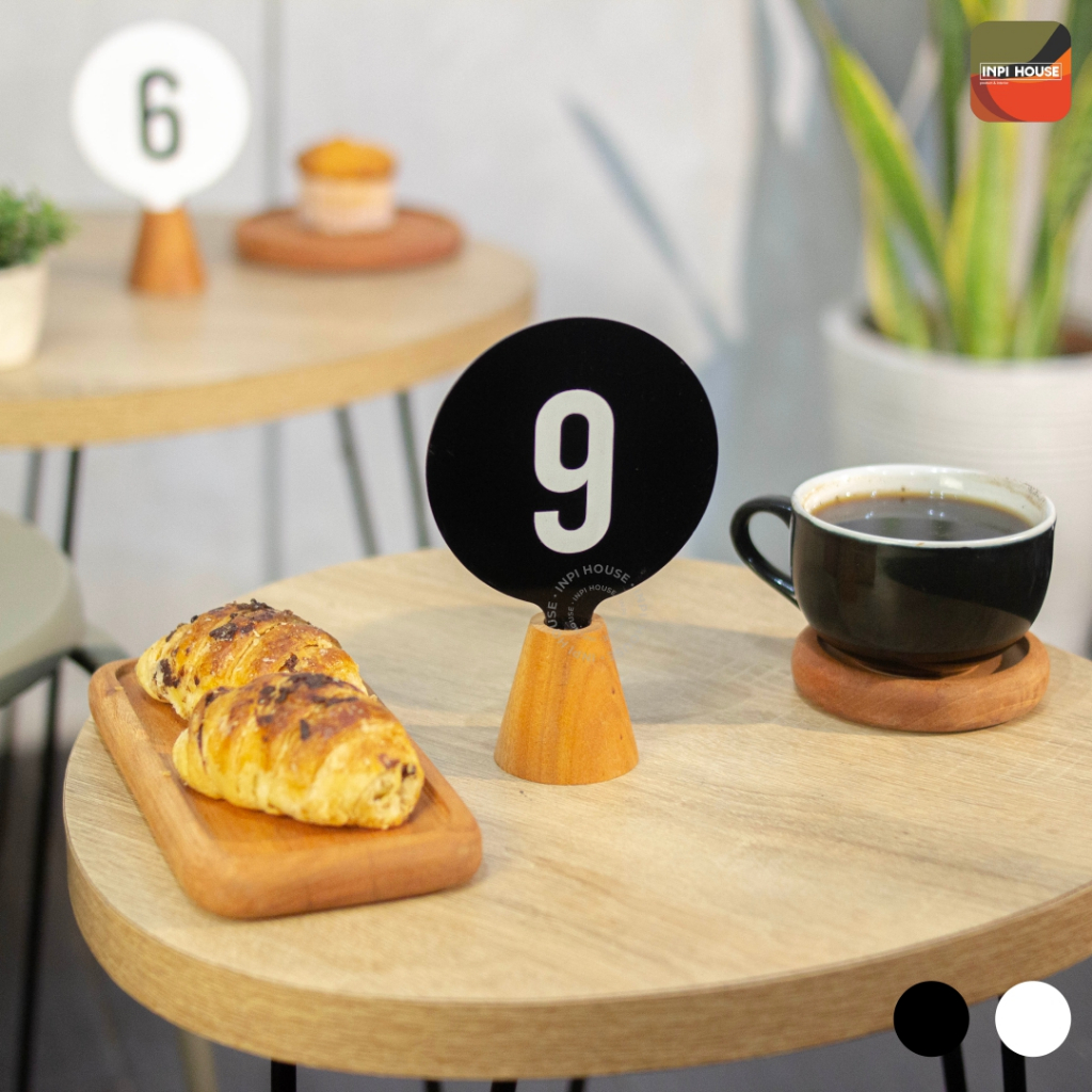Acrylic Table Numbers Table Number Set Resto and Cafe Table Numbers ...